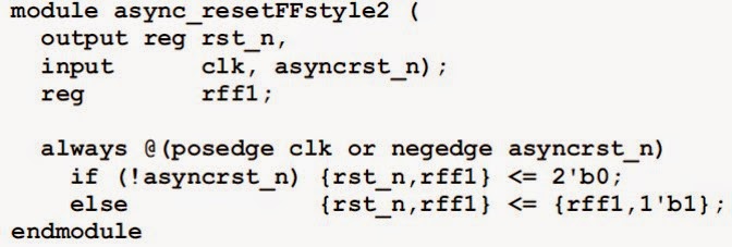 Thankful: Asynchronous &Synchronous Reset Design