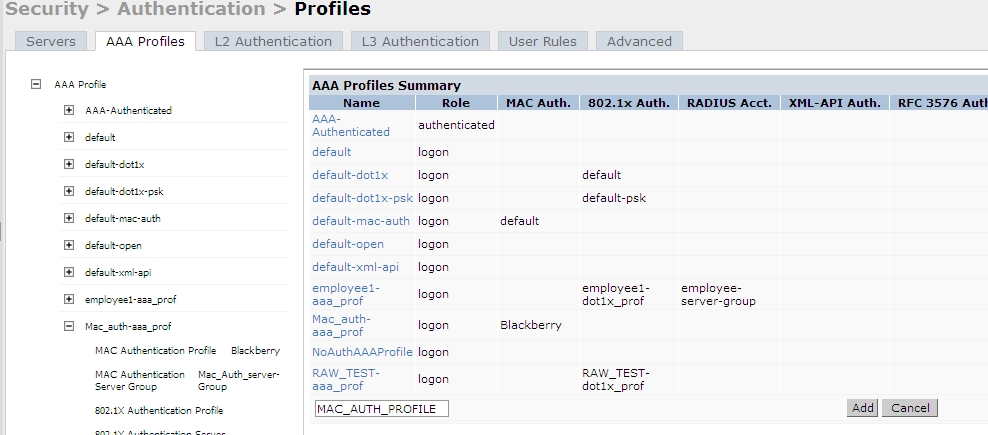 JC's Blog: Aruba Controller Authentication Part 1 MAC-Auth