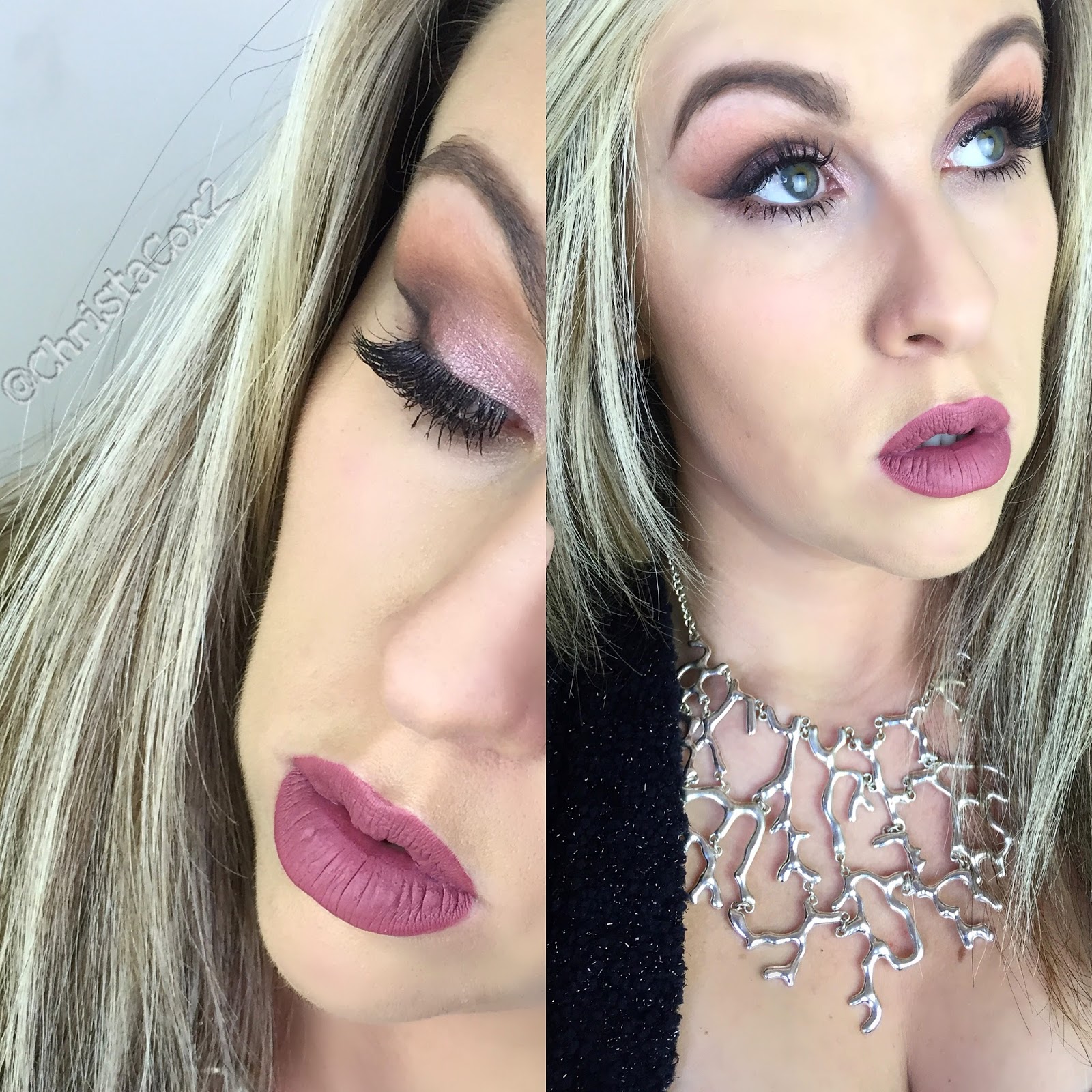 :: Christa Cox ::: Dusty Rose Makeup Look {Eyeshadow Eyeliner}