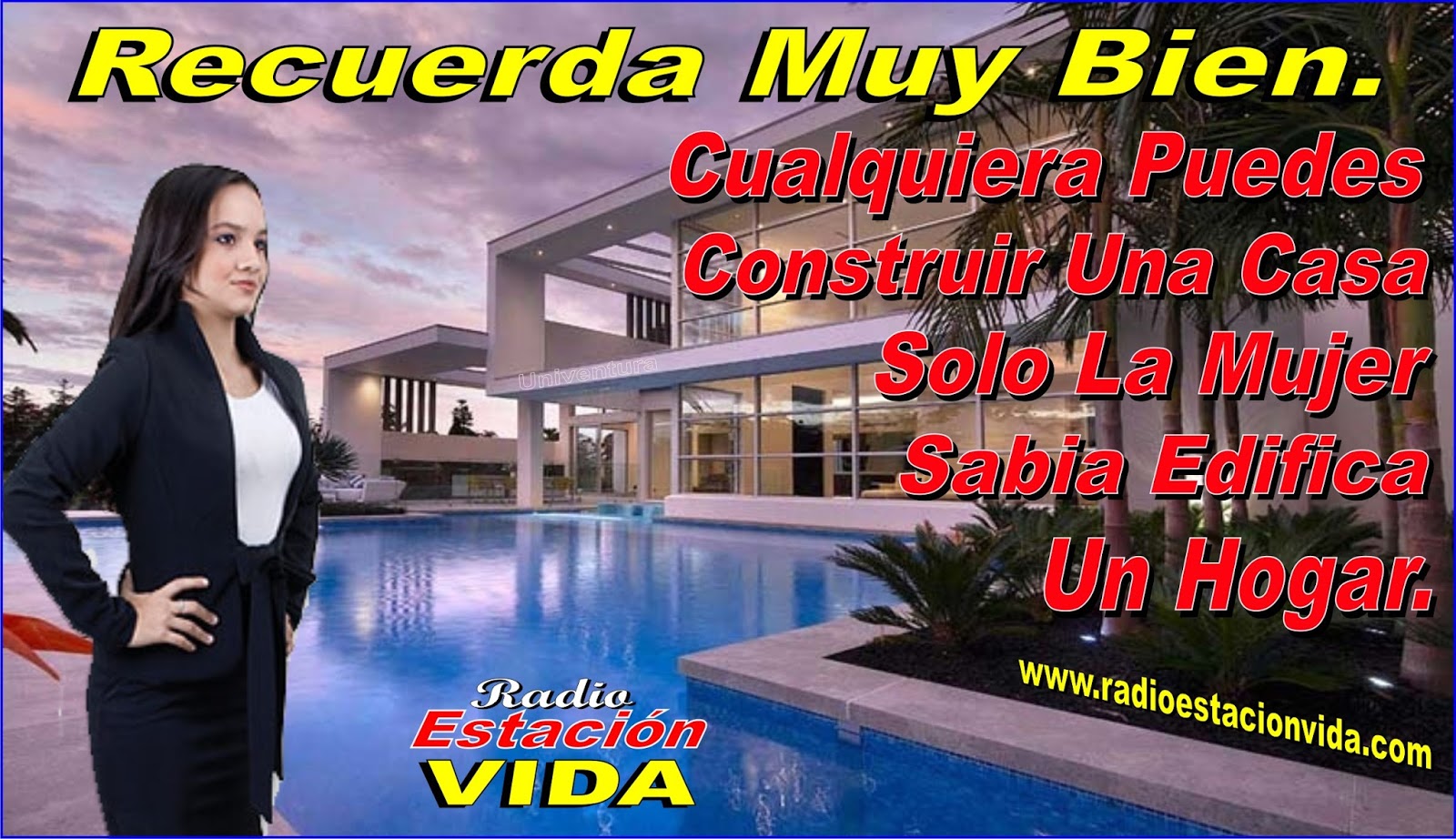 La Mujer Sabia Edifica Su Casa: Mas La Necia Con Sus Manos La Derriba. | Radio Tiempo de Compartir