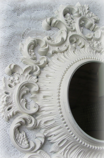 My Shabby Chateau: A Gaudy Old Clock Becomes A Glamorous New Mirror