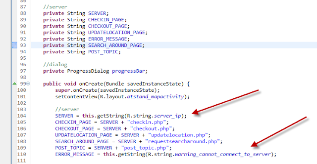 Nascent การอ้างถึง String ในไฟล์ Strings Xml Android