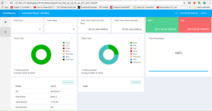Automation Testing: Generate Extent Reports in SignInTest Automation Testing: Generate Extent Reports in SignInTest