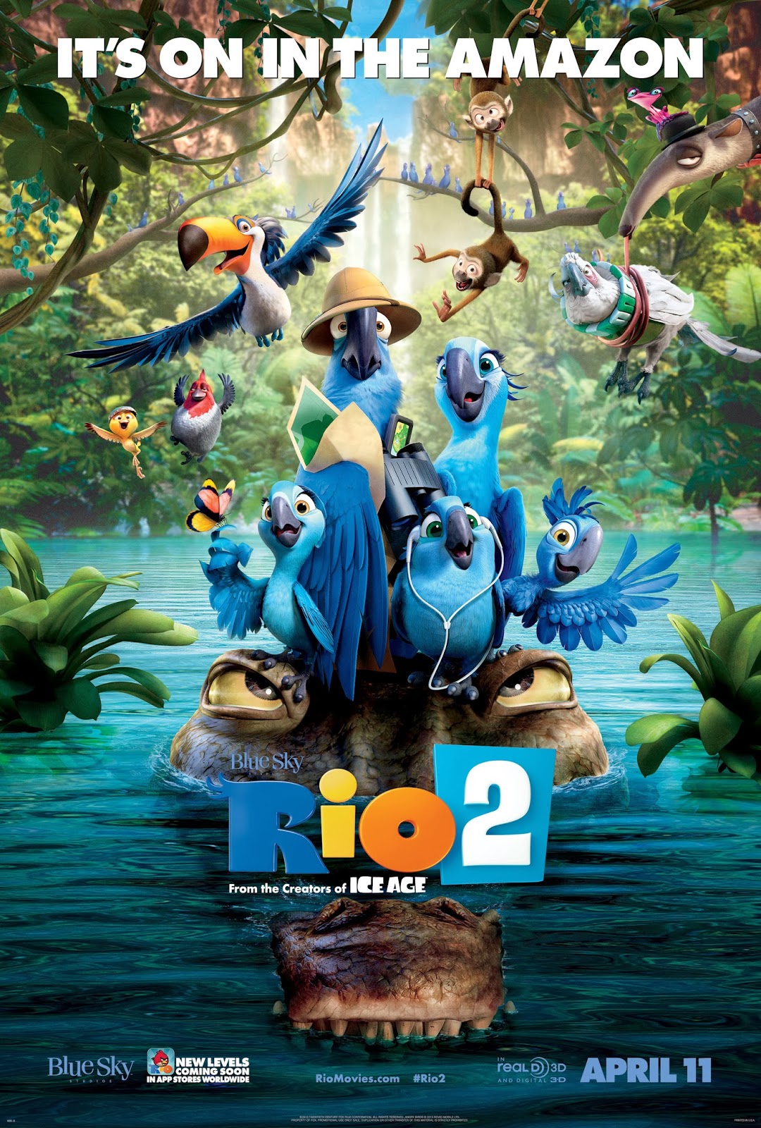 Rio 2 in Theaters April 11 - Outnumbered 3 to 1