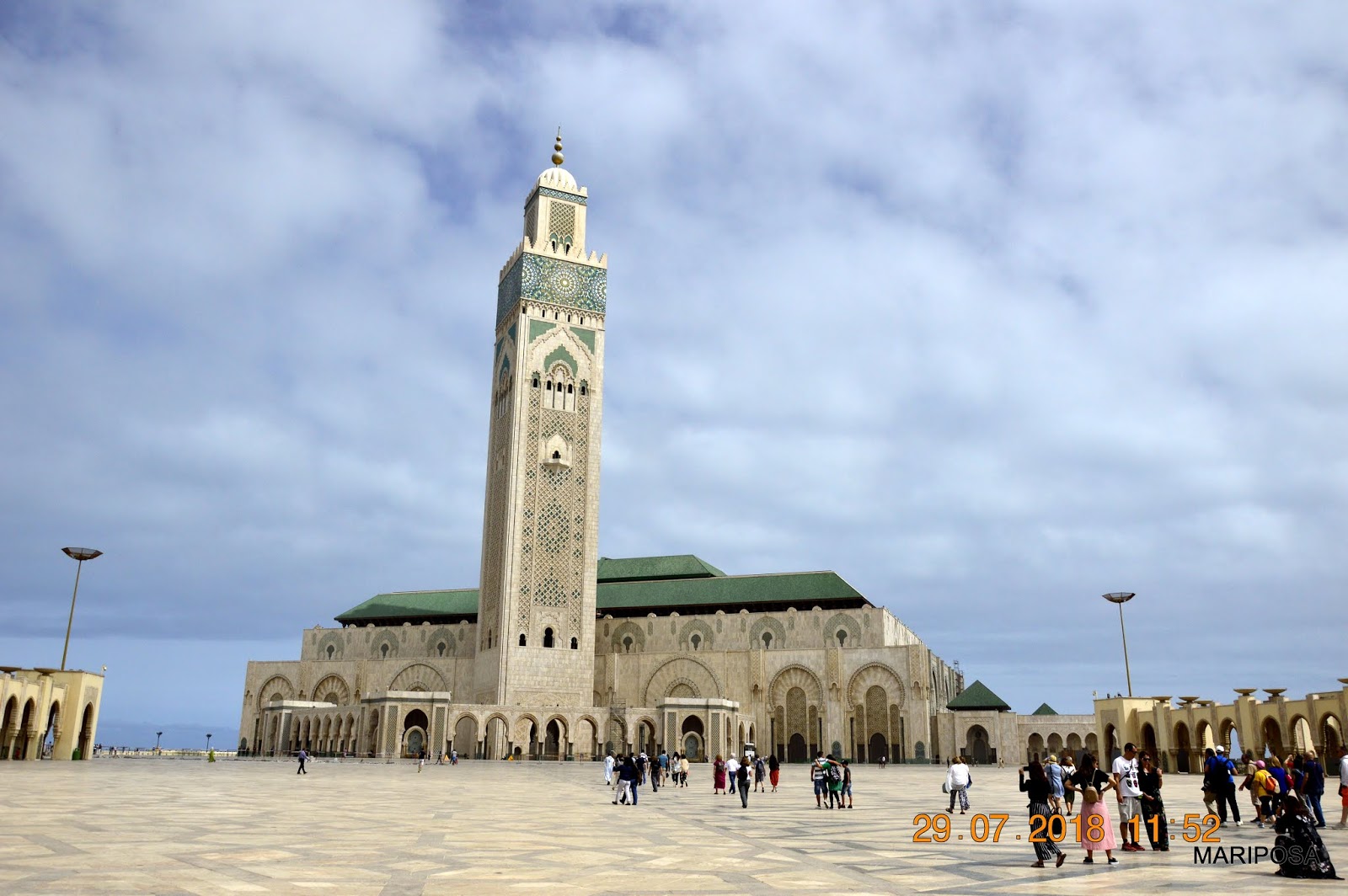 Mariposa w drodze - blog o podróżach: CASABLANCA - MECZET HASSANA II