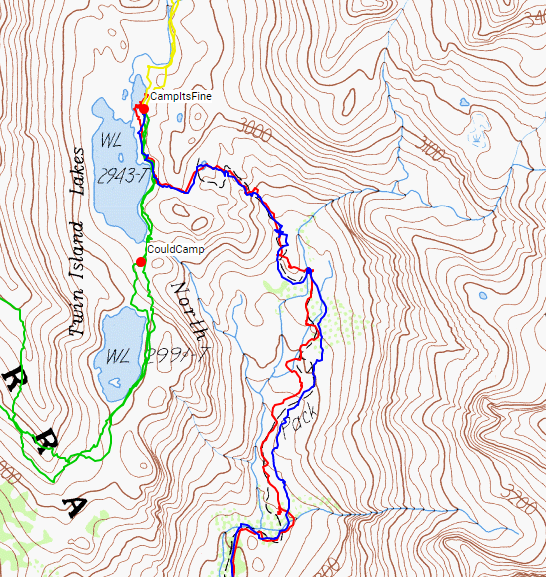 Rodgers & Electra From Isberg Pass And Twin Island Lakes - First Church ...