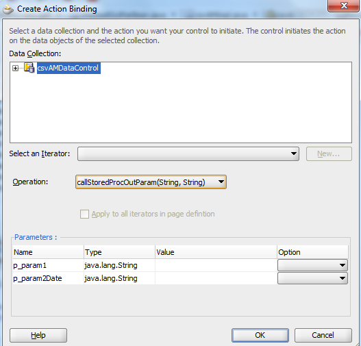 ADF/OAF For Oracle Techies: ADF Call Stored Procedure with Out Parameters ADF/OAF For Oracle Techies: ADF Call Stored Procedure with Out Parameters