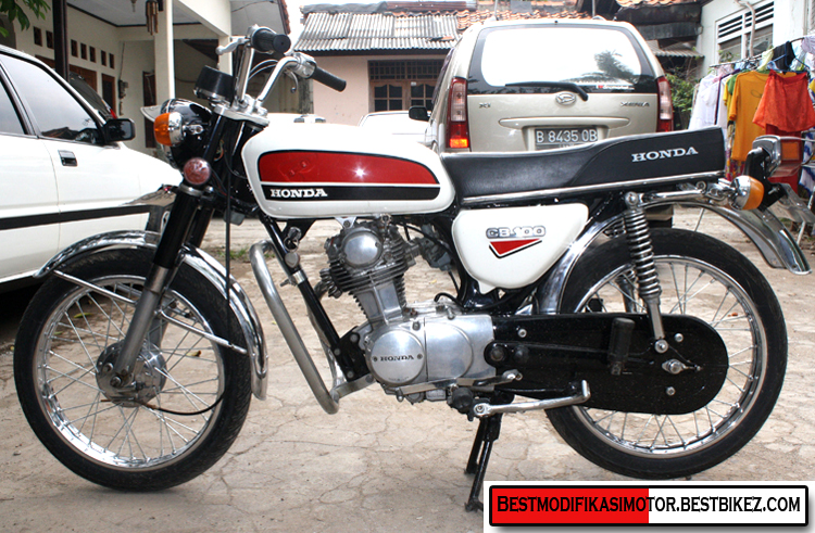 Honda CB 100 1975 - Gambar Modifikasi Motor Terbaru