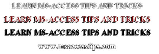 Custom Report Wizard ~ Learn Ms Access Tips And Tricks
