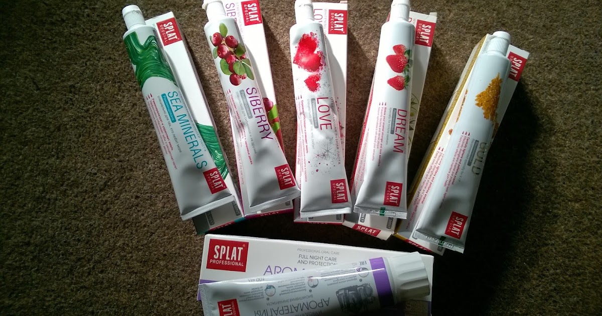 prodtestsuk: splat oral care / trial / natural toothpaste