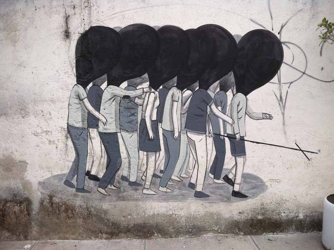 Escif New Mural In Cholula, Mexico – StreetArtNews