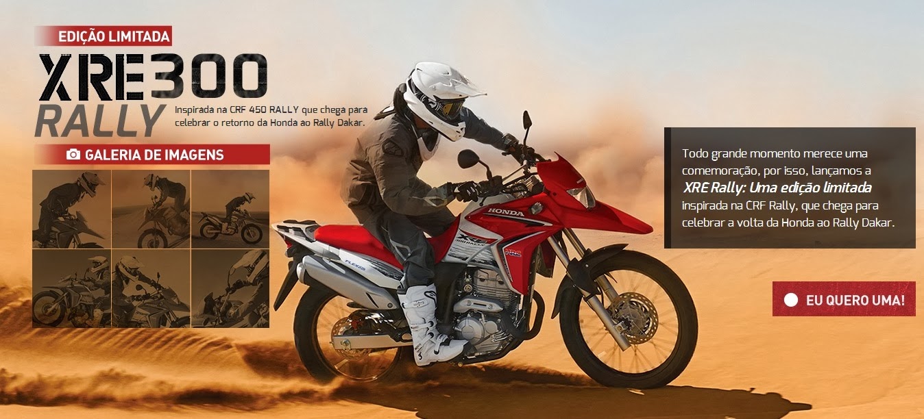Moto no Foco: XRE 300 RALLY