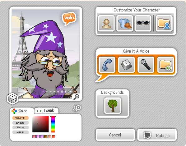 Gabi's Corner: VOKI character! Try it!!!