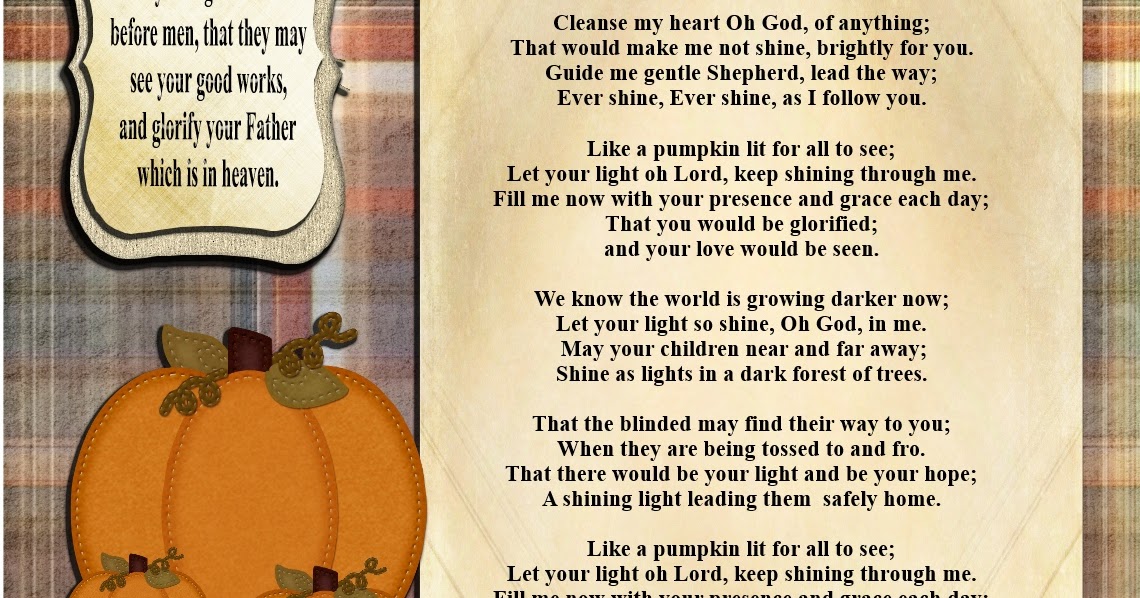 Children's Gems In My Treasure Box: Like A Pumpkin Prayer - Children's song
