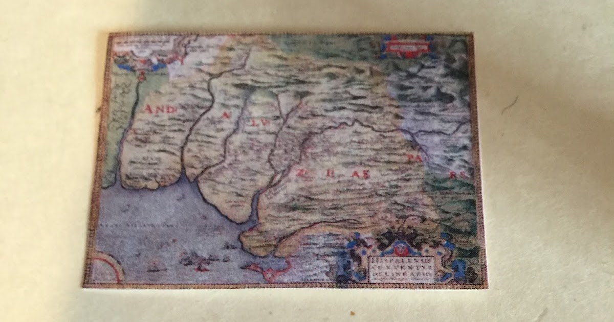 Miniature Classics: Miniature 1:12 scale Paper Maps...