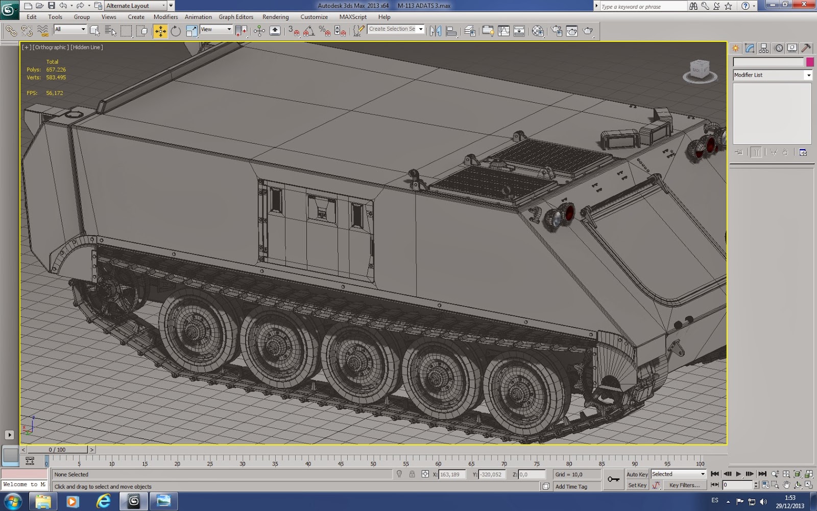 Modelos 3D: M-113 ADATS