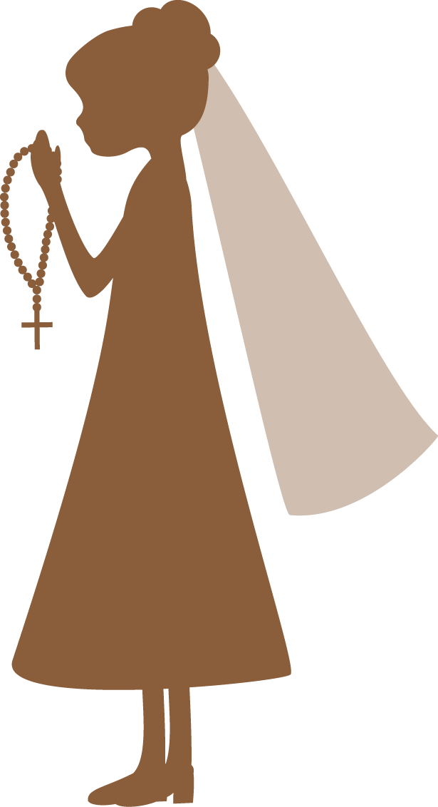 Silhouettes First Communion Clipart. | Oh My First Communion!