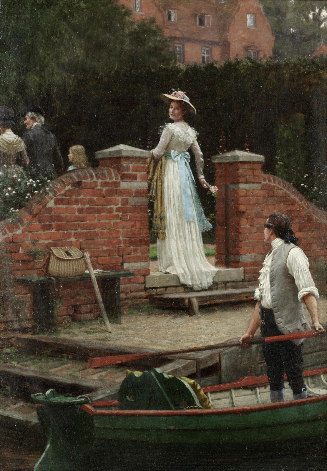 Edmund Blair Leighton (1853 - 1922) - The glance that enchants, 1902 ...