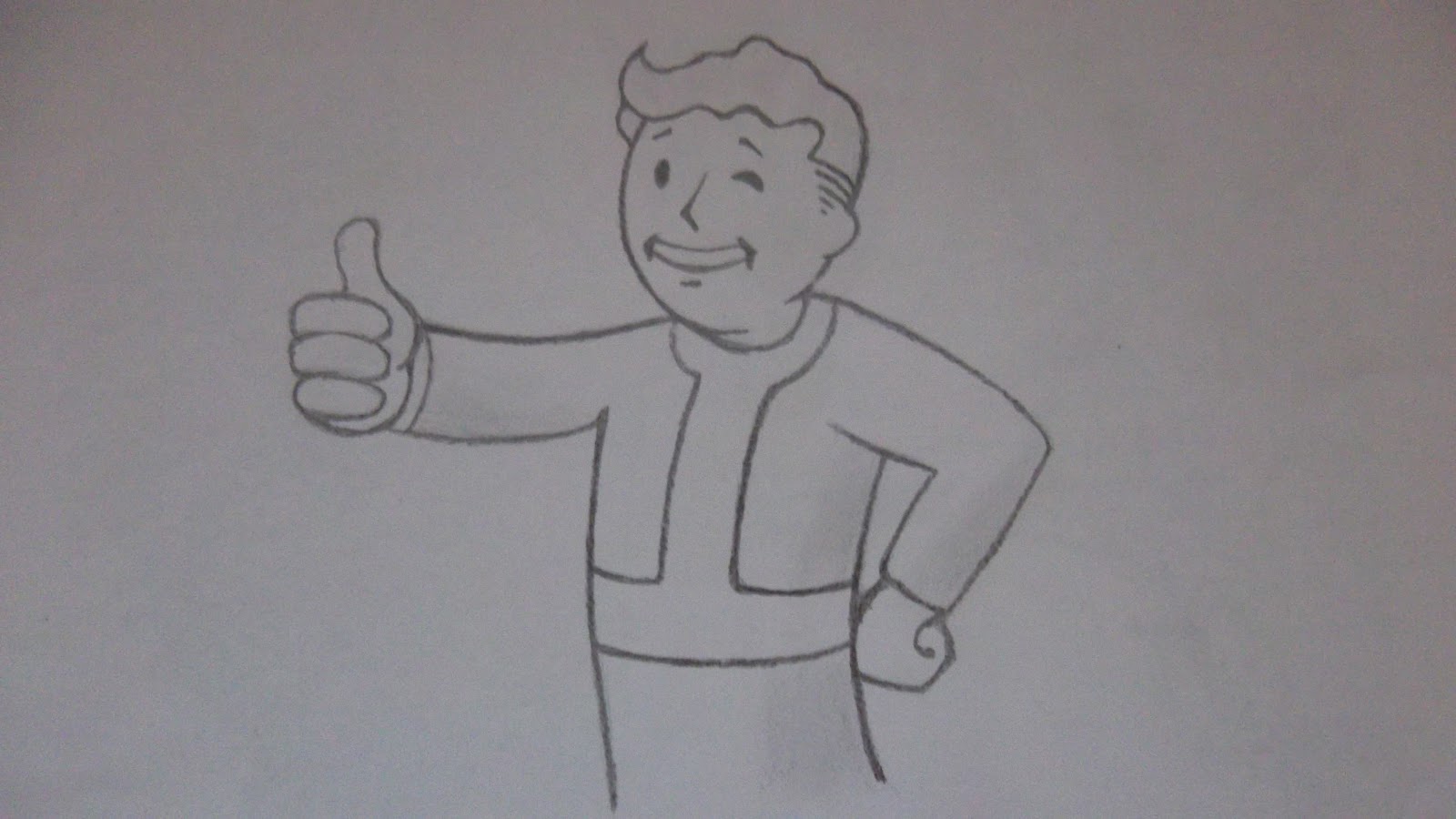 P.A.L. Drawings: Freehand Drawing: Fallout Vault Boy