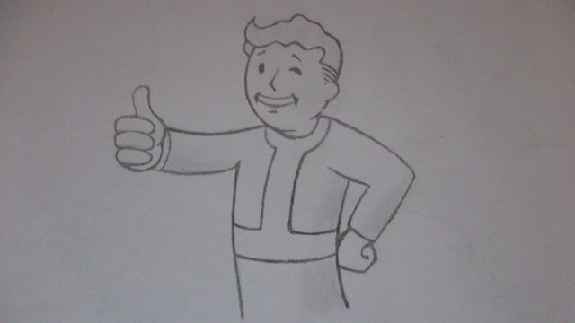 P.A.L. Drawings: Freehand Drawing: Fallout Vault Boy