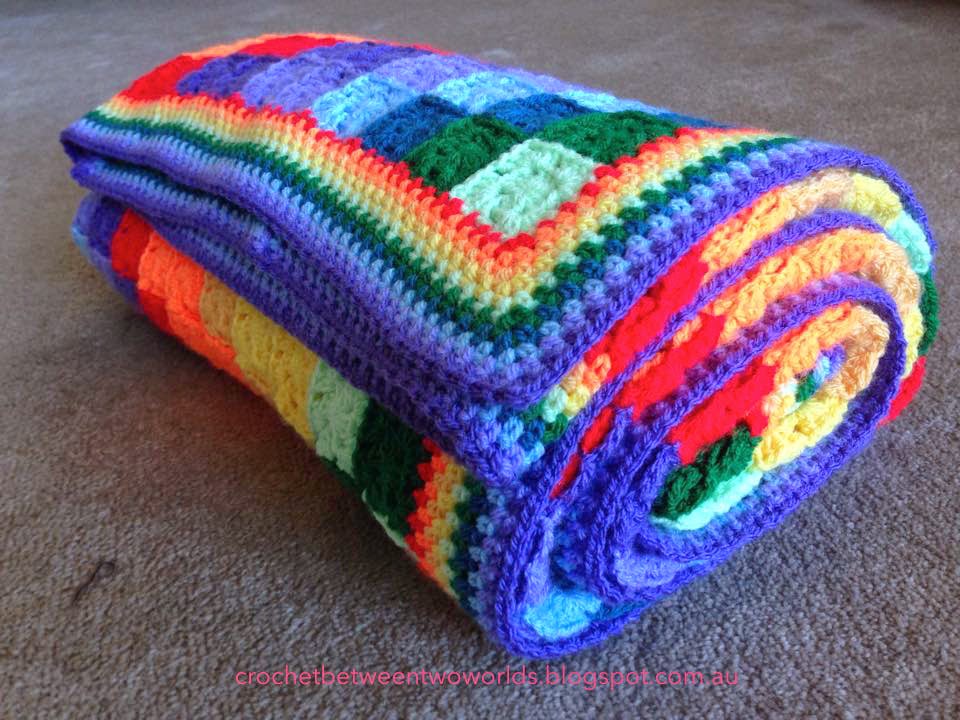 Crochet between worlds: PATTERN: Twist and Turn Bargello Afghan