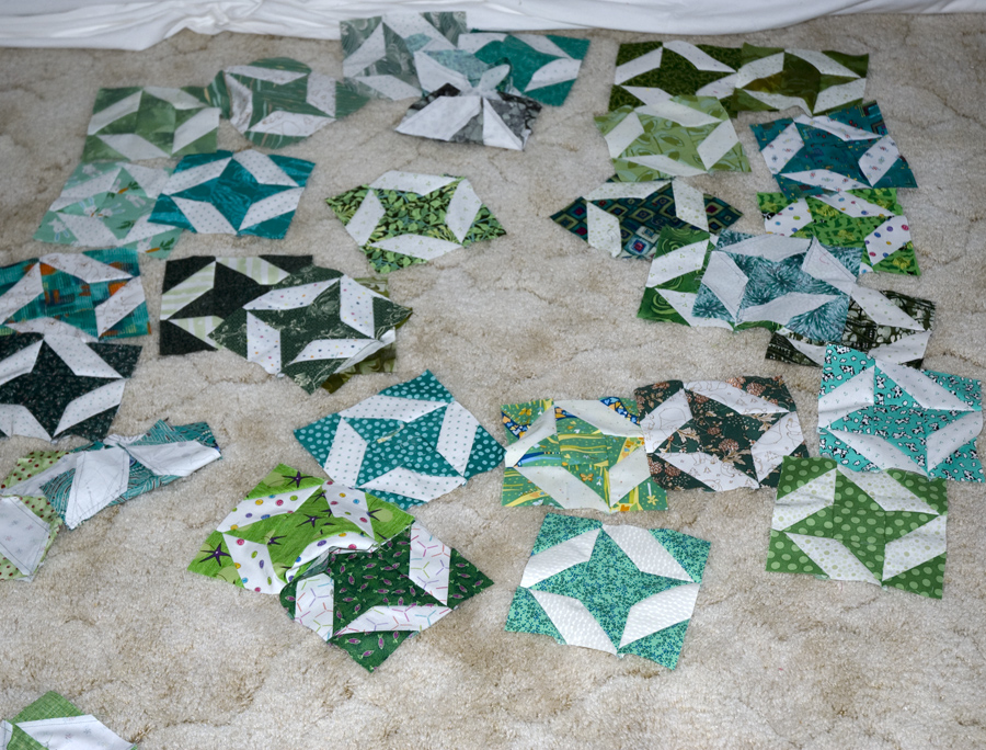 The Objects of Design: Friendship Star Variation Quilt Top