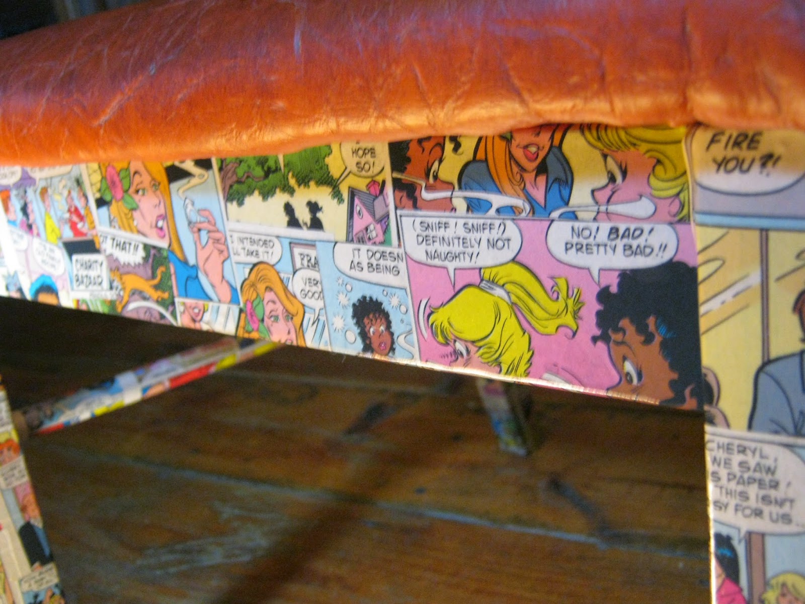 The Wookie/Romulan Craft Crossover: DIY Decopauge Comic Book Chair and ...