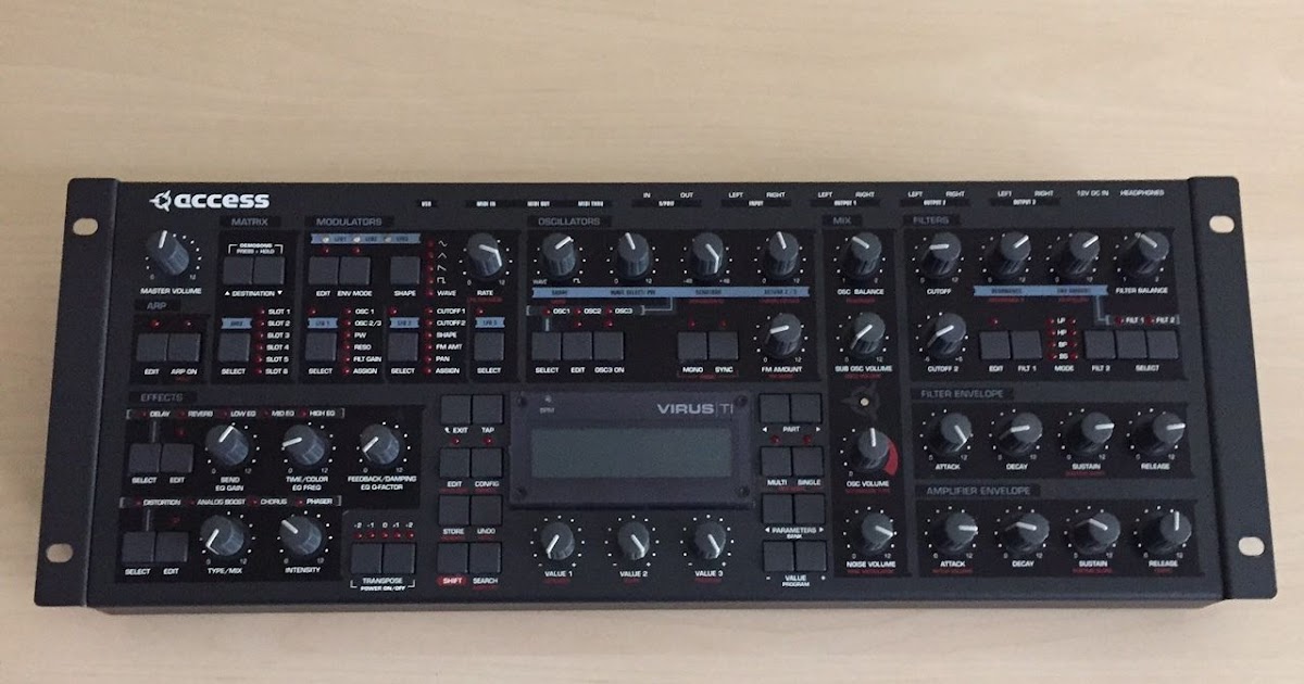 MATRIXSYNTH: Access Virus TI Desktop Synth