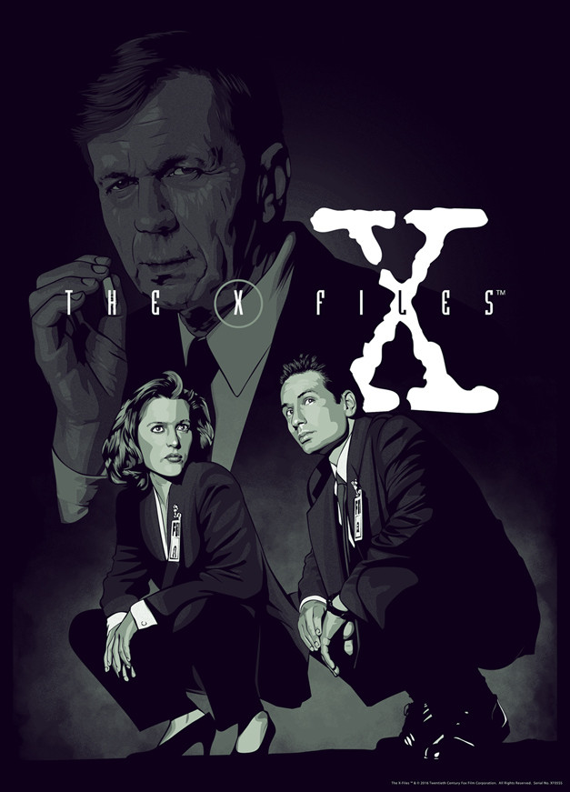 The Geeky Nerfherder: #CoolArt: 'The X-Files' Prints From Dark Ink Art