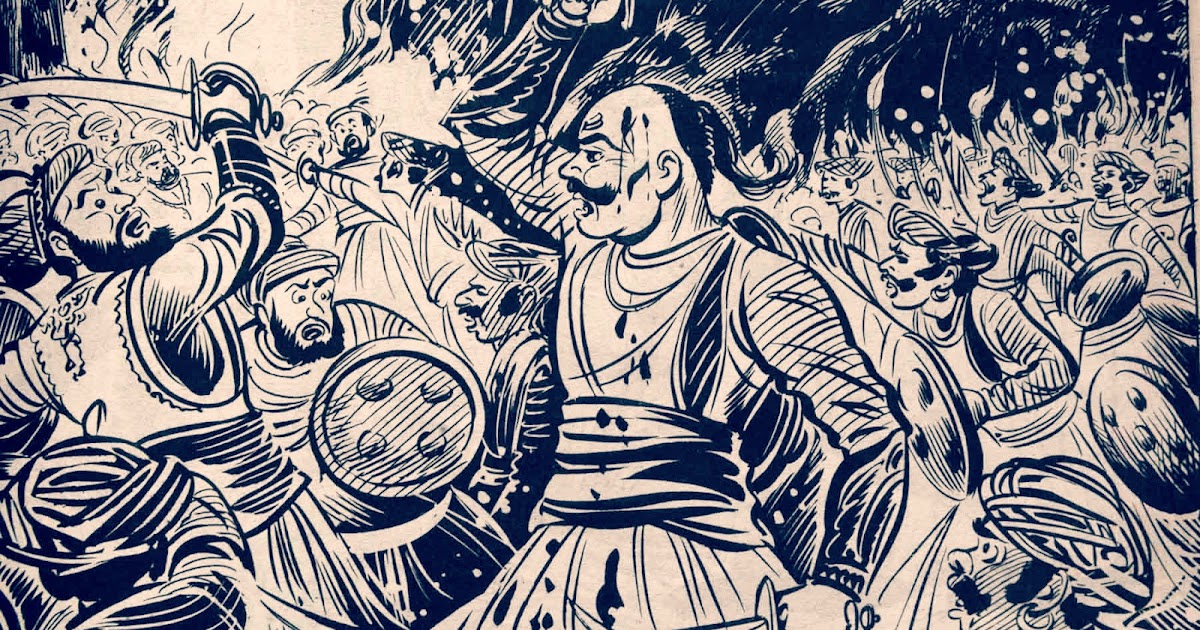 Baji Prabhu Deshpande : The legend of Pawankhind battle - KESHAV WOODWORLD