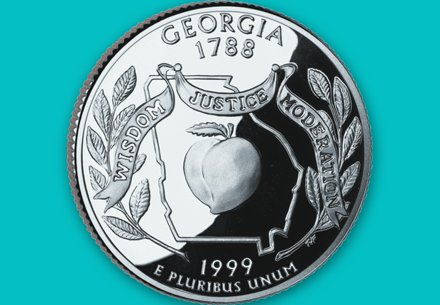 The Rendezvous Point: I Make Fun of State Quarters: Georgia