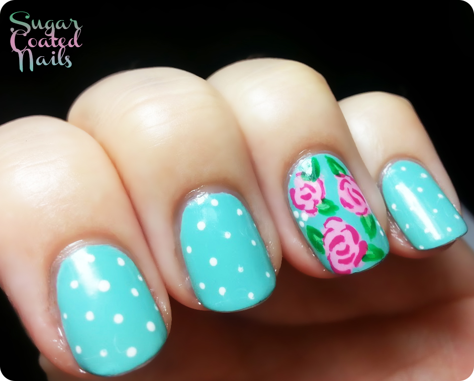 A Flower Kind of Day ~ Sugar Coated Nails