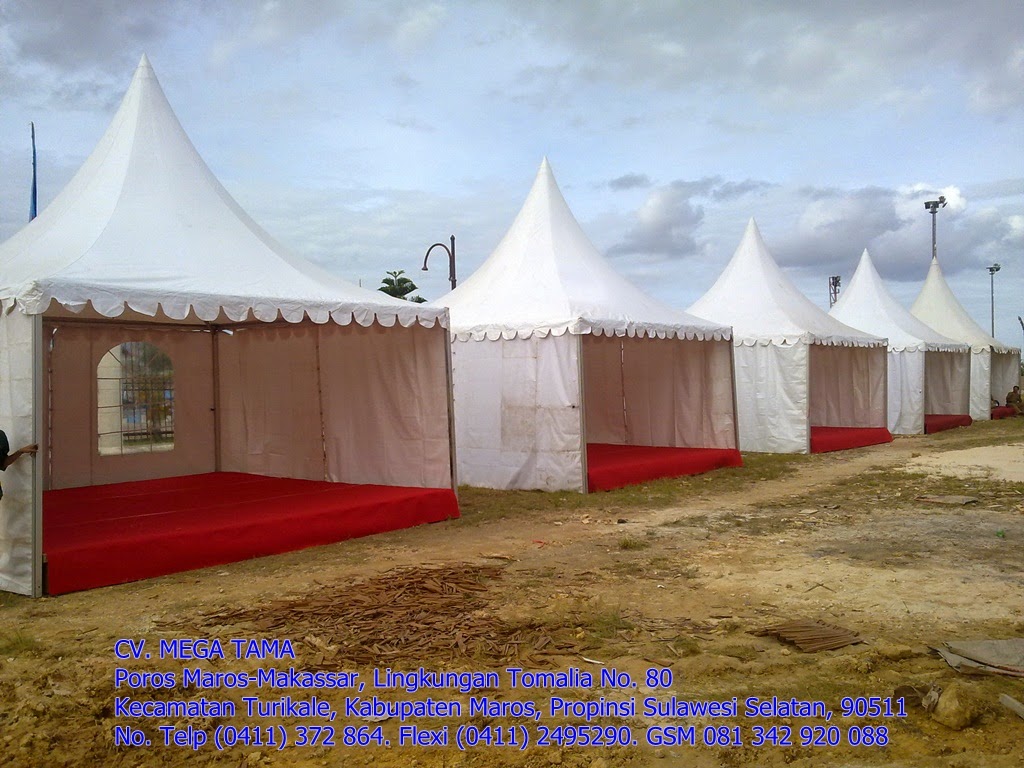 Tenda Kerucut Putih | CV. Mega Tama