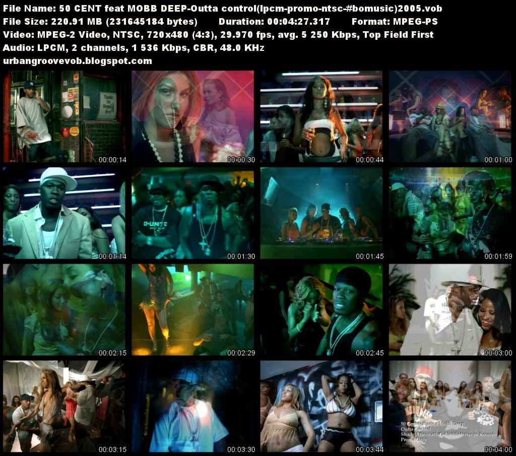 Urban Groove Vob Collection 50 Cent Feat Mobb Deep Outta Control 2005