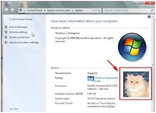 Dandi Andri S: Cara memasang gambar (logo) sendiri di system properties ...