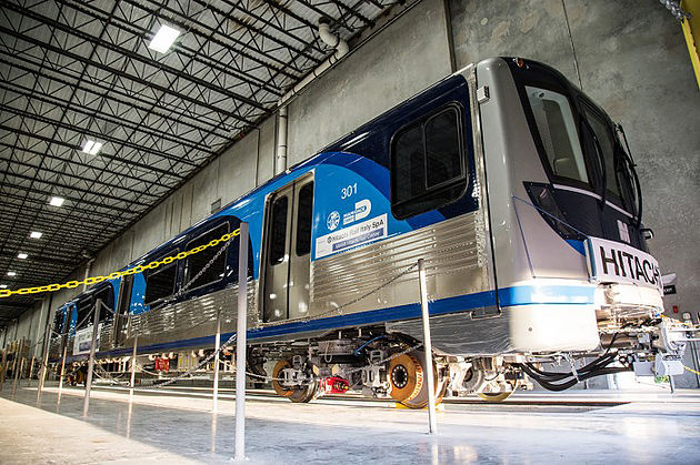 Entregue o primeiro dos novos trens Hitachi para o metrô de Miami