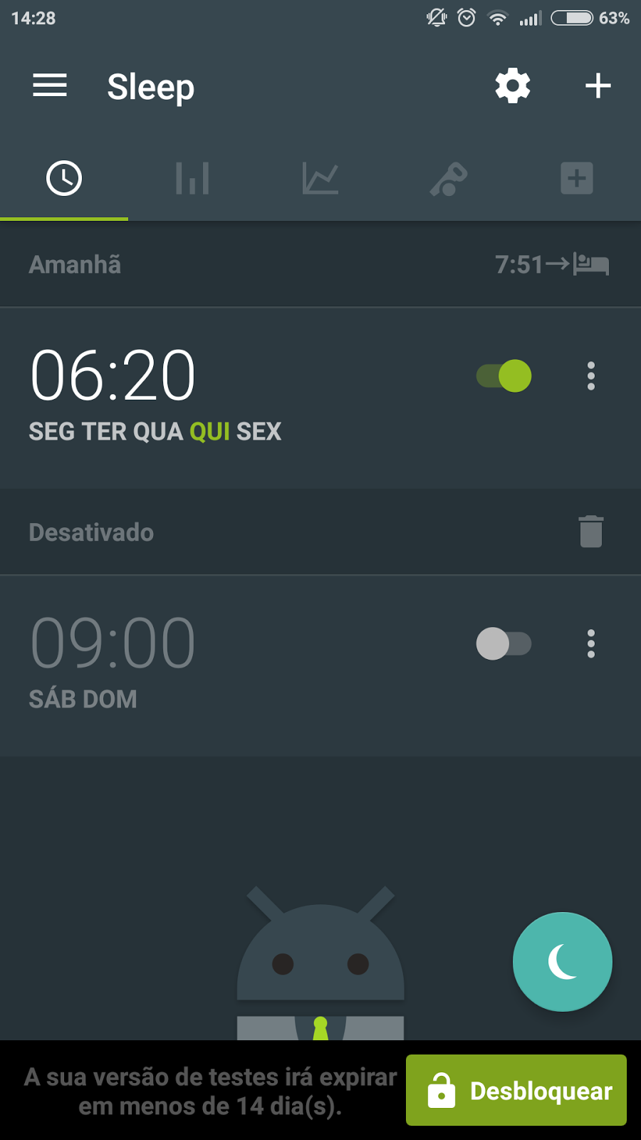 Sleep as Android - Melhor despertador android - ITO - NETthings