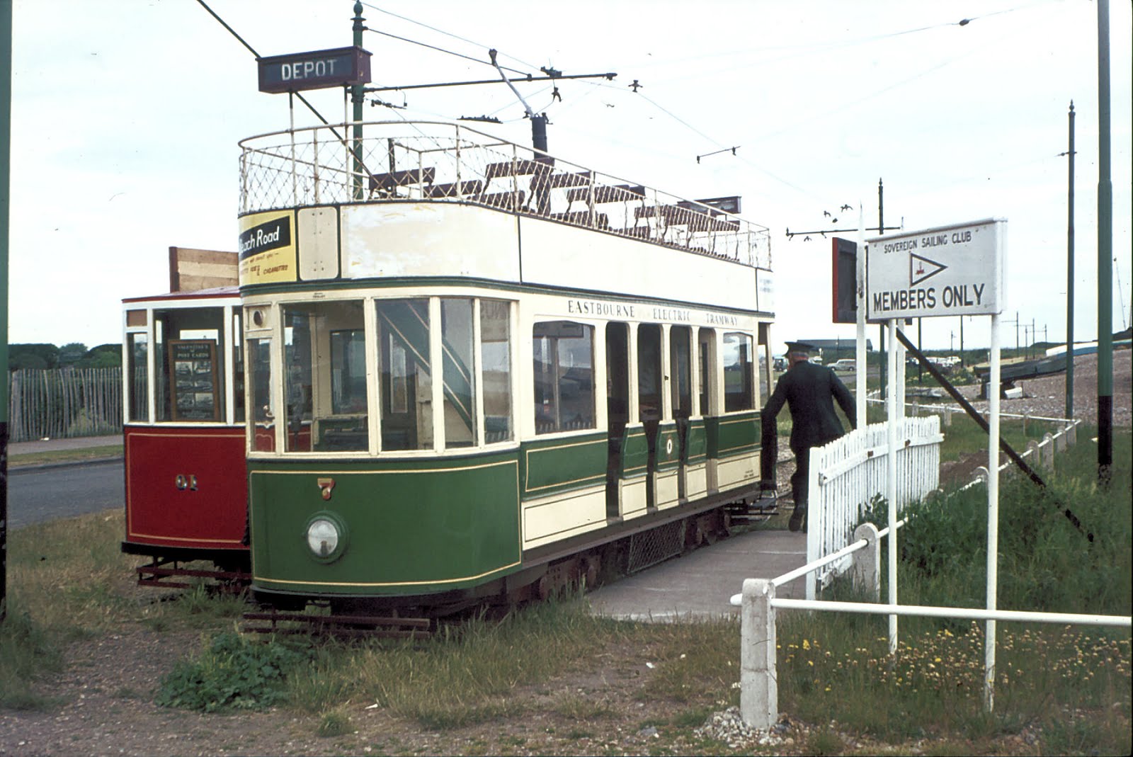 brighton tram 53: The old Eastbourne trams that became the Seaton trams!
