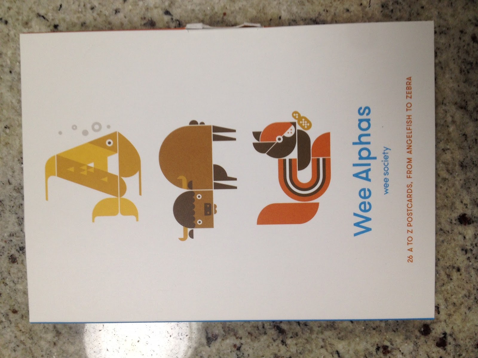 Wee Alphas Postcards - Kind of Cool