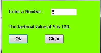Free Programming Source Codes and Computer Programming Tutorials: Factorial Solver in Visual ...