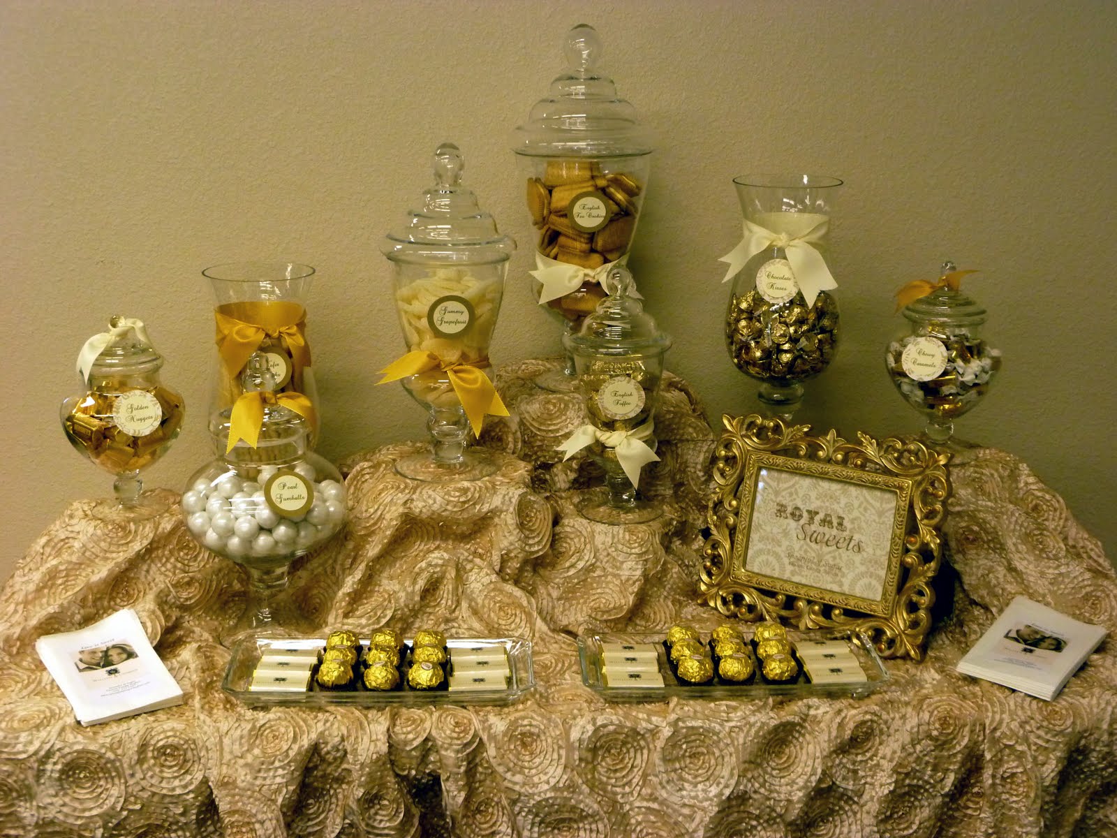 Spoonful of Sugar Custom Candy Buffets: The Royal Candy Buffet