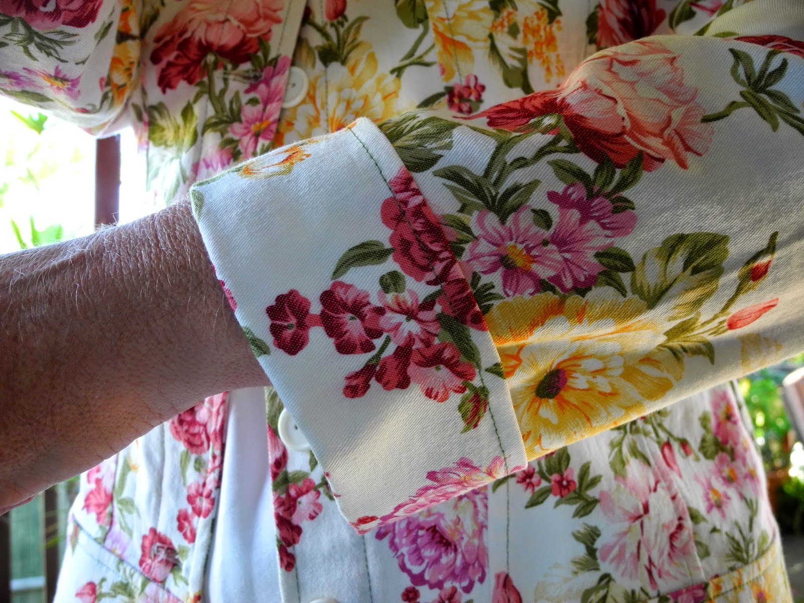 Sew, Jean Margaret: Floral Denim Jean Jacket