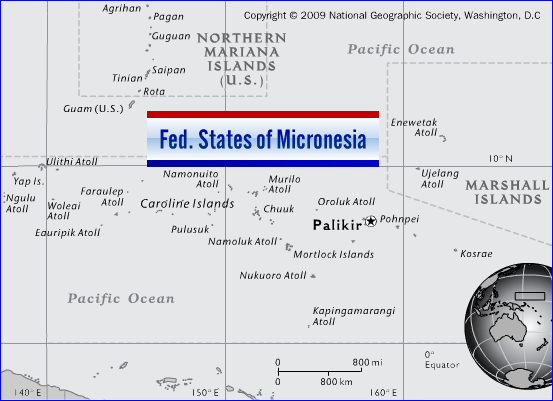 GeoFact of the Day: Federated States of Micronesia