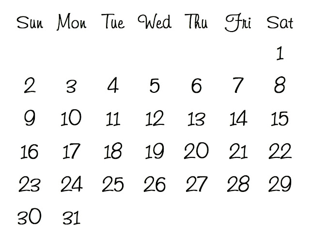 Personally Created: Free December Calendars (Yes, Multiple) and Desktop ...