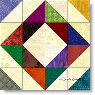 Patchwork Square Blog: Depression quilt block