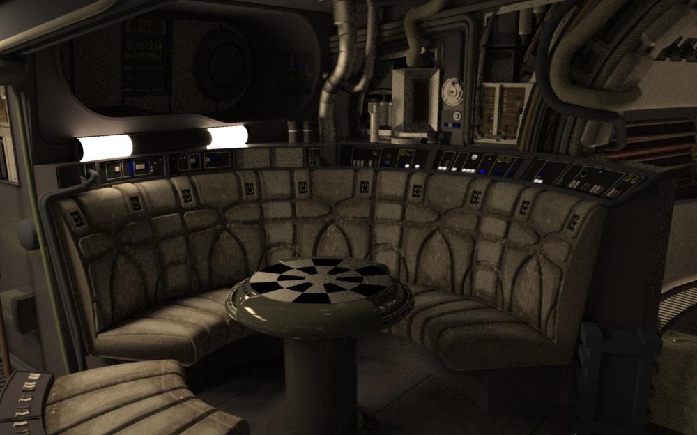 Stinson's All Things Star Wars Blog: Millennium Falcon Interior