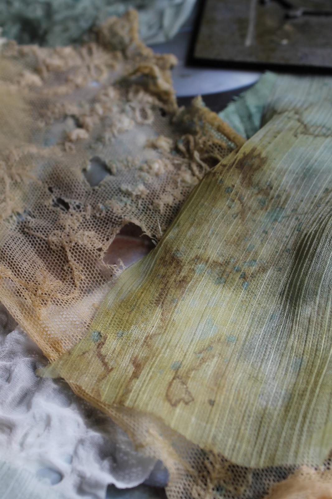 Rachael Fraser: Fabric Distressing