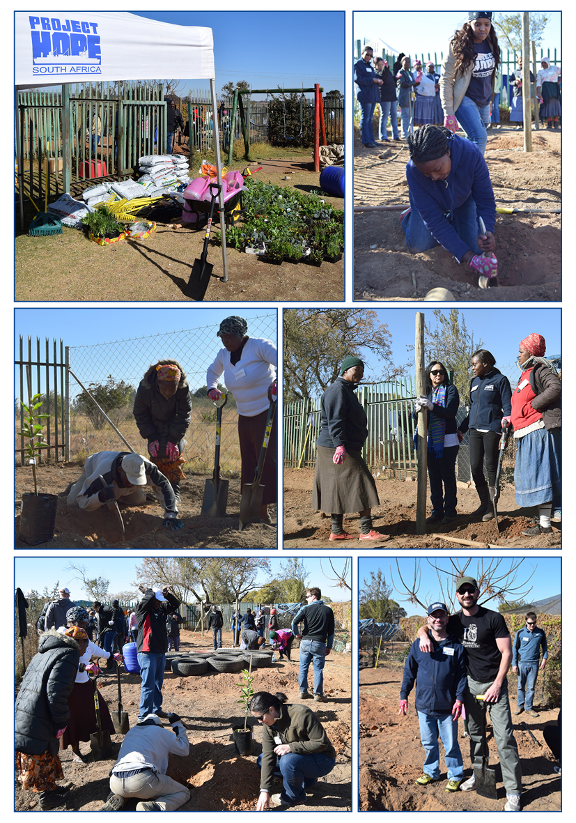 Itsoseng Garden – A greener Community after Mandela Day! ~ The HOPE Centre