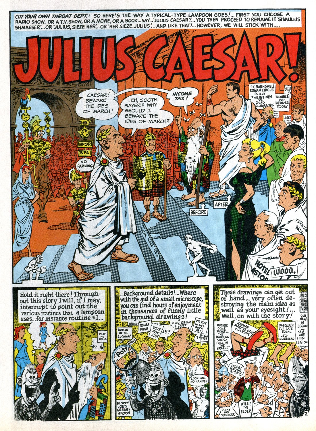 Inside Jeff Overturf's Head: "Julius Caesar!" - Wally Wood - Mad Monday!