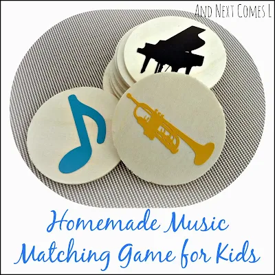 Music Matching Game | And Next Comes L - Hyperlexia Resources